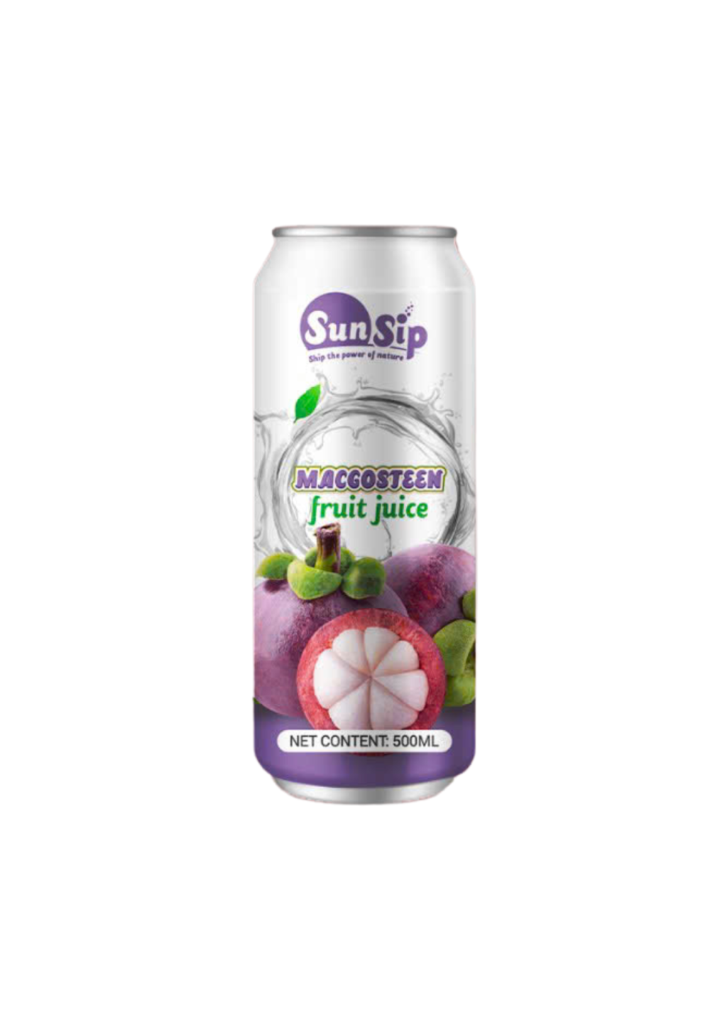 SUNSIP FRUIT JUICE with Macgosteen – 500ml alu can