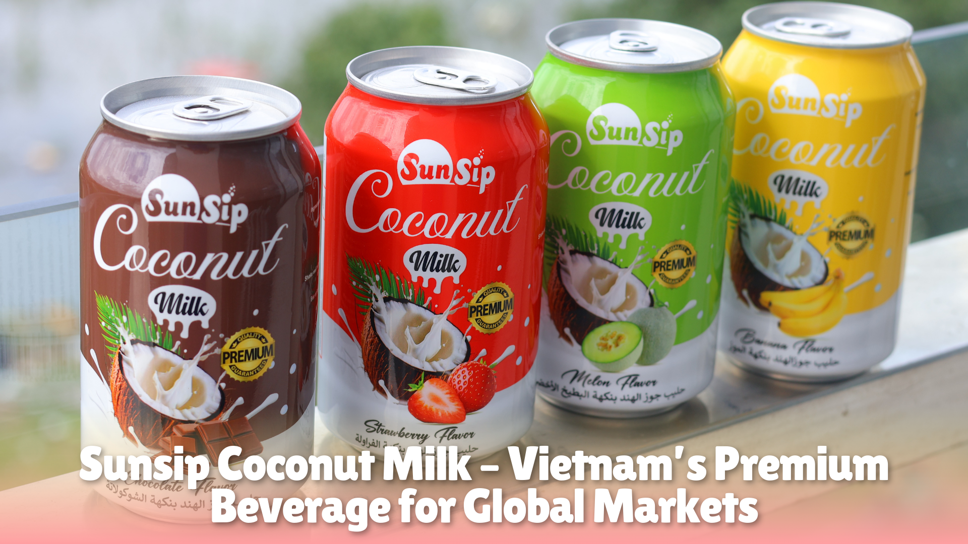 Sunsip Coconut Milk – Vietnam’s Premium Coconut Beverage