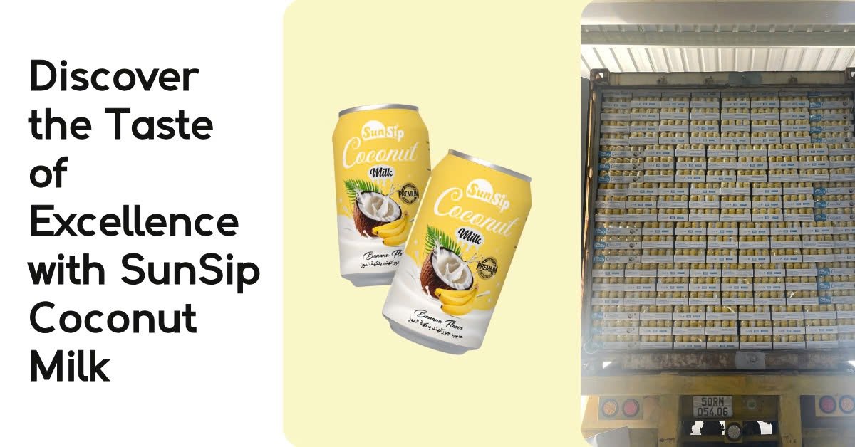 Discover the Taste of Excellence with SunSip Coconut Milk - SunSip ...